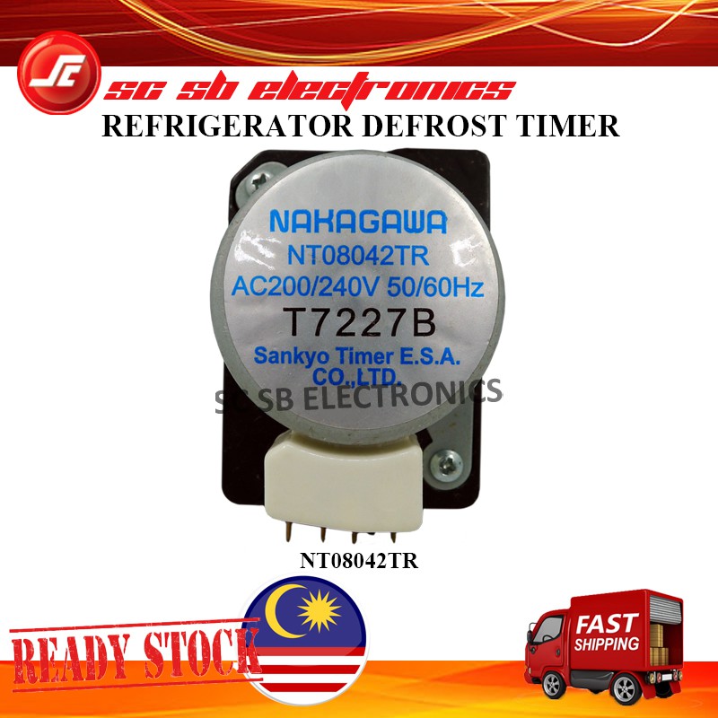 REFRIGERATOR DEFROST TIMER FREEZER FRIDGE - NT08042TR | Shopee Malaysia