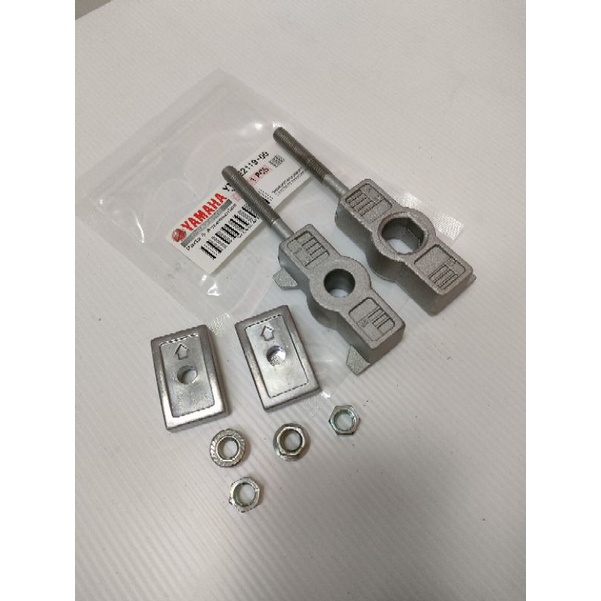 Y110 OID Y110 NEW SS-2 CHAIN ADJUSTER +PLATE FREE NUT P8 | Shopee Malaysia