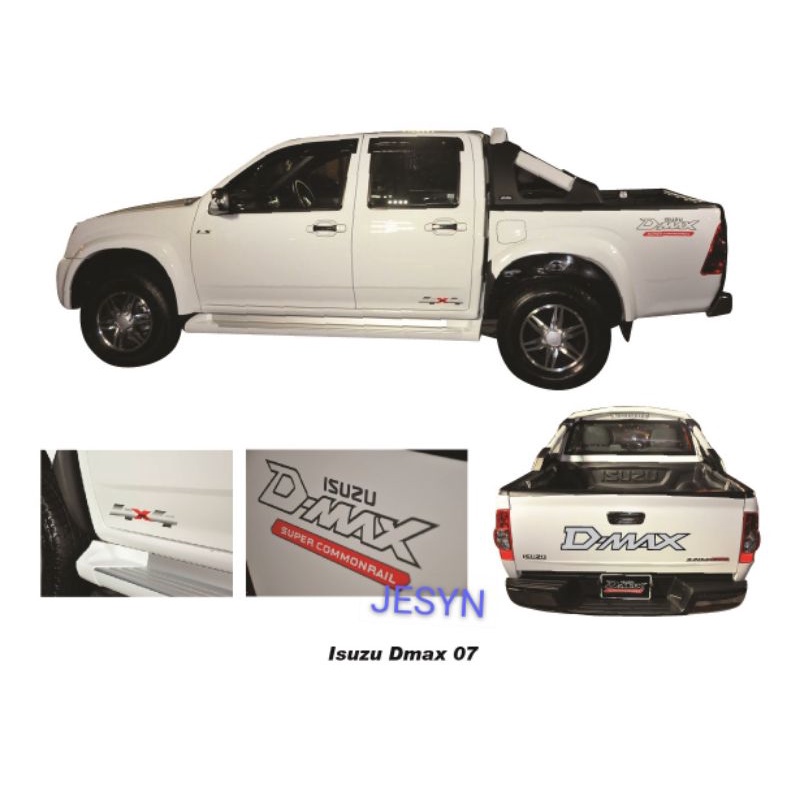 ISUZU DMAX 07 BODY STICKER + REAR BOOT STICKER | Shopee Malaysia