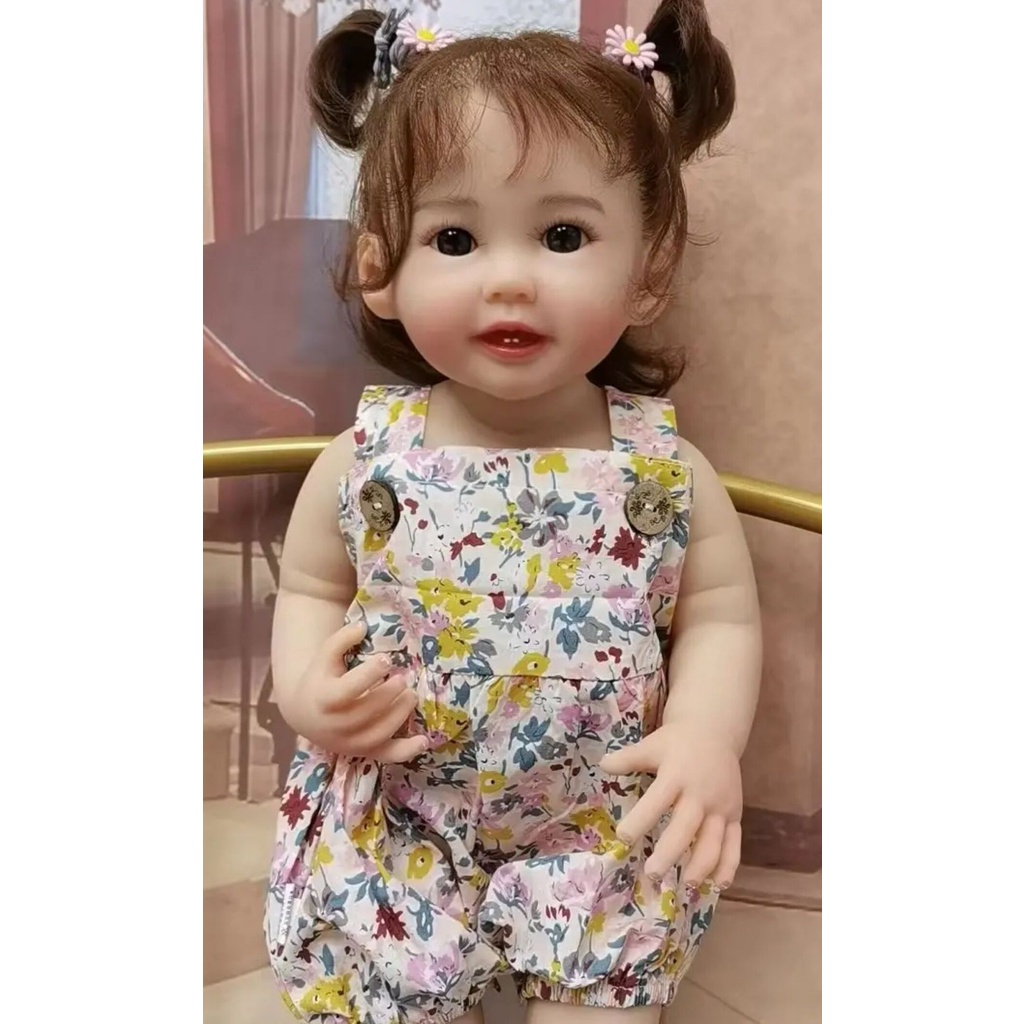 55cm All Silicone Can Be Into Water Bathing Dolls Teegan Hand-Improved ...