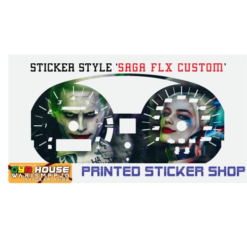 STIKER METER PROTON SAGA FLX KMH200 CUSTOM STICKER METER 2020 ,STIKER ...