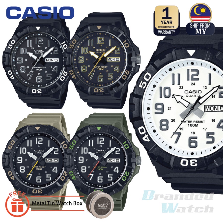 CASIO MRW-210H SERIES XL SIZE MAN ANALOG QUARTZ RESIN WATCH | Shopee ...