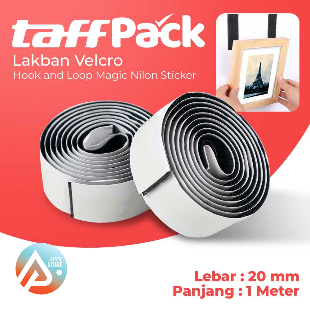 APEN Velcro Hook and Loop Magic Nylon Sticker Duct Tape 1 Meter ...