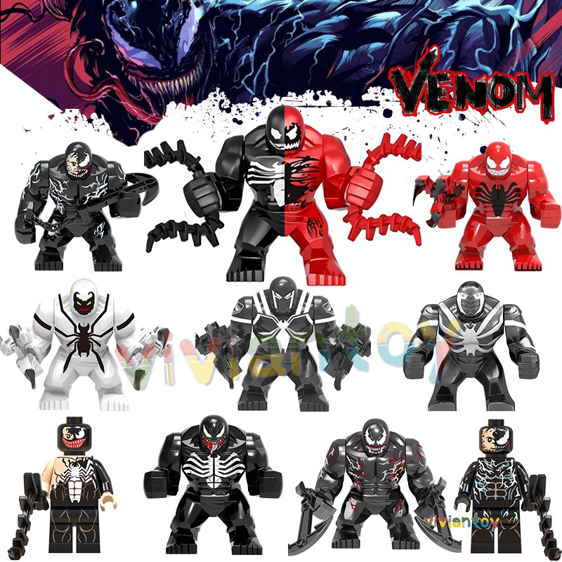 Venom Marvel Super Heroes Big Minifigures Carnage Riot Agent Venom ...