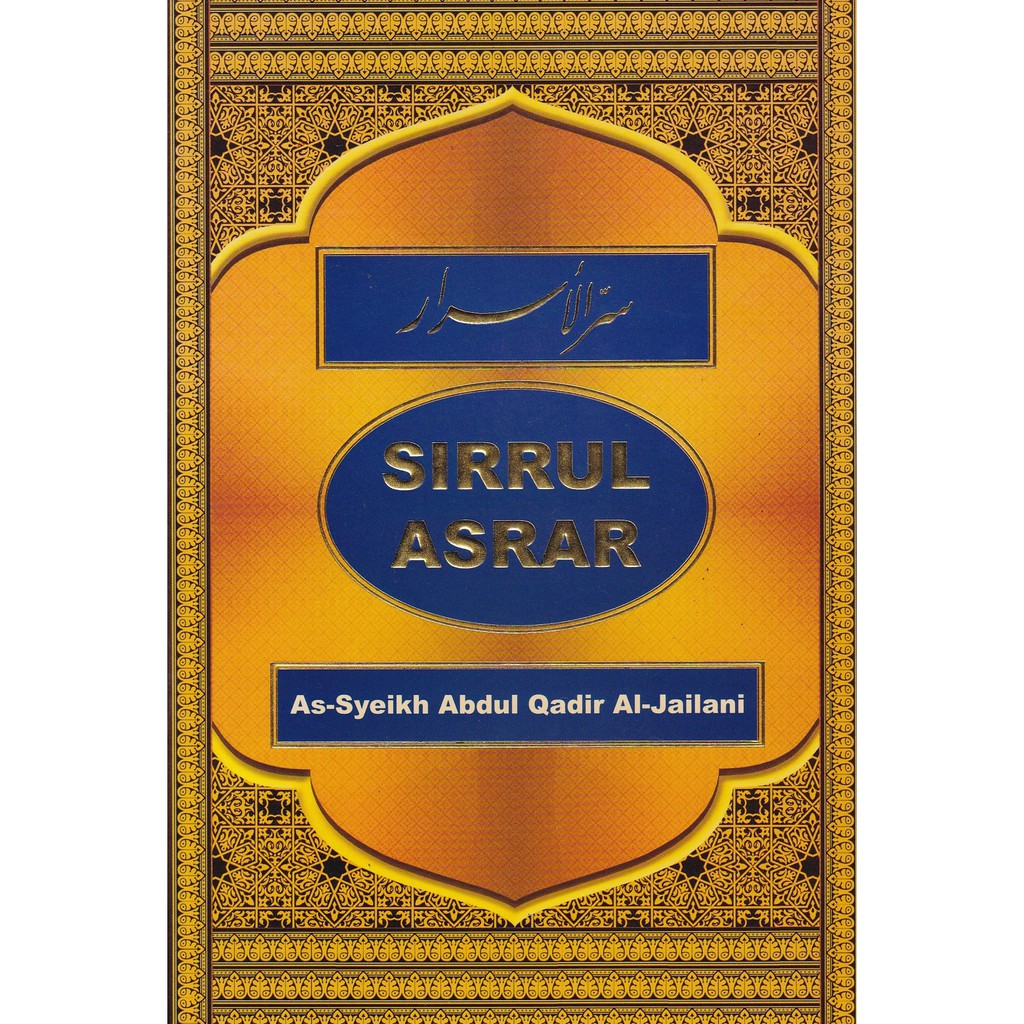 Kitab Sirrul Asrar As-Syeikh Abdul Qadir Al-Jailani | Shopee Malaysia
