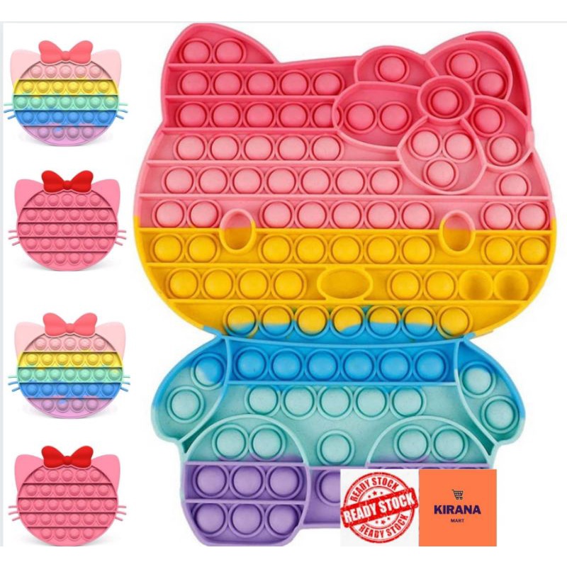 Hello Kitty Push Pop It Bubble Sensory Fidget Toy | Shopee Malaysia