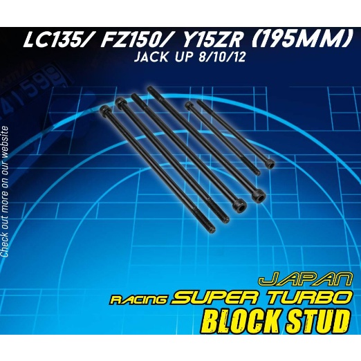 [ Y15 / LC135 ] [ 180MM 185MM 195MM FOR JET ROD 4/5/6/8/10/12MM ] IKK ...