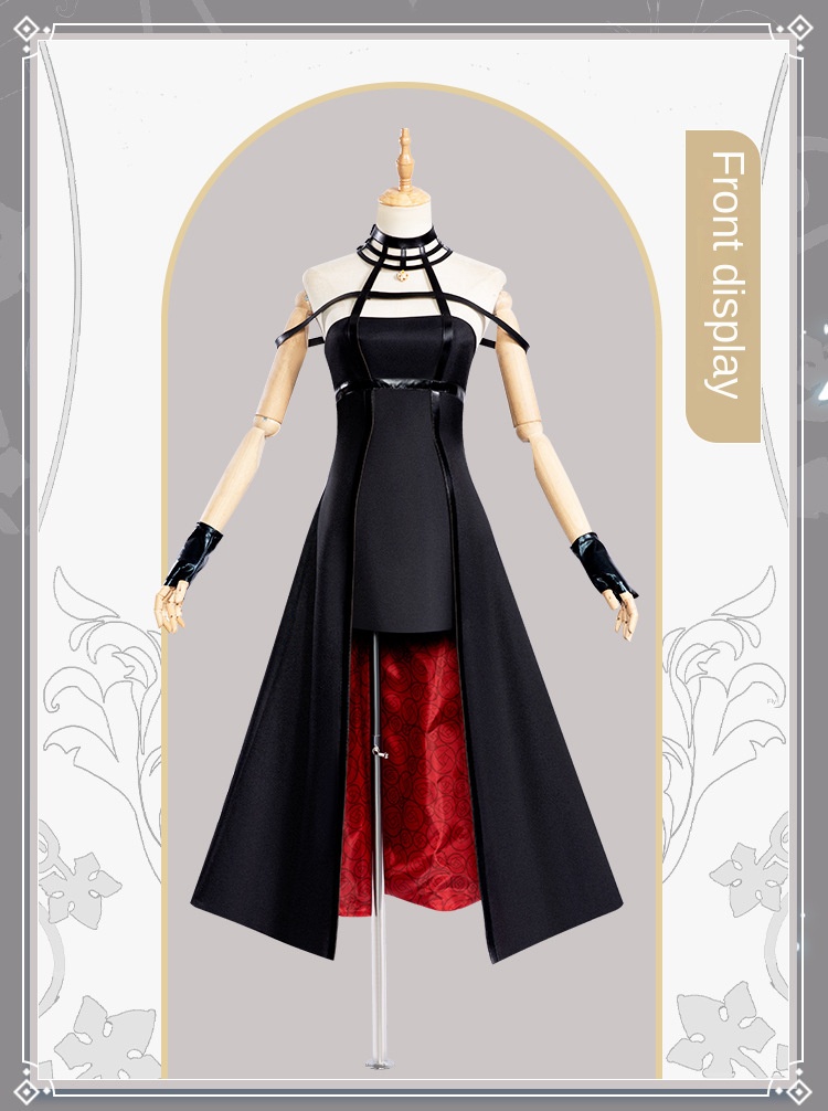 Anime Spy X Family Yor Forger Cosplay Costume Dress Earring Black ...