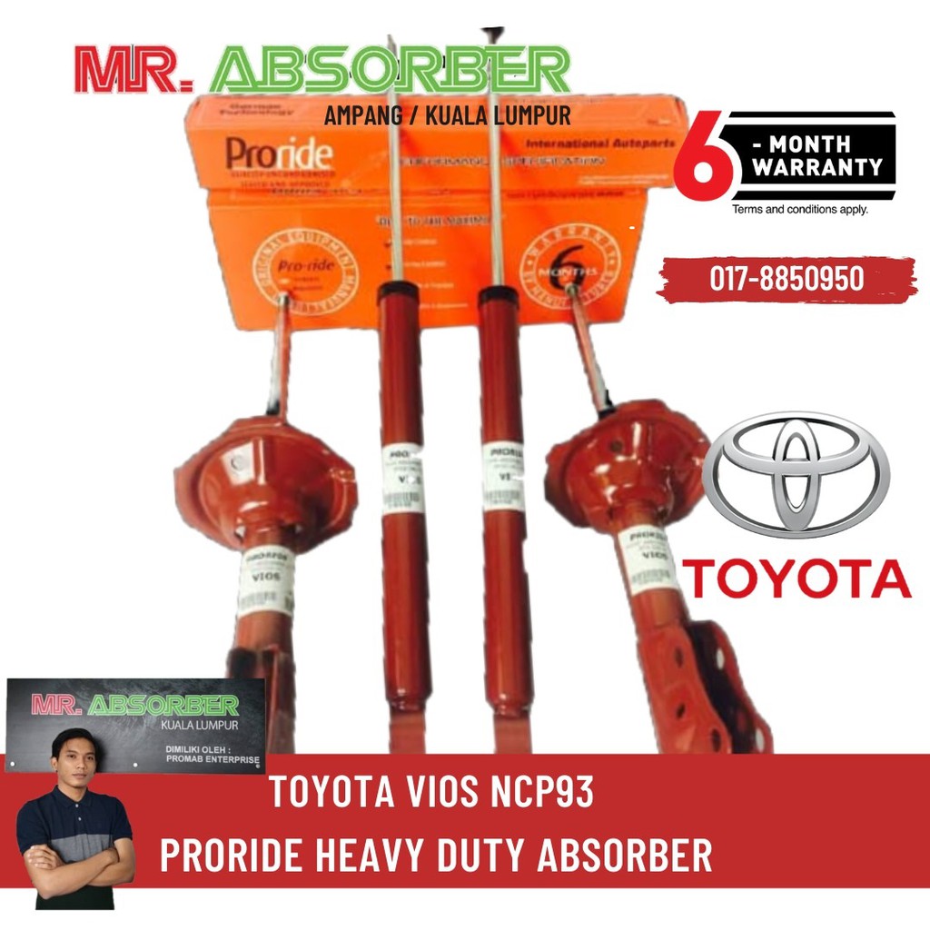 ABSORBER HEAVY DUTY PRORIDE VIOS NCP93 / VIOS NCP42 | Shopee Malaysia