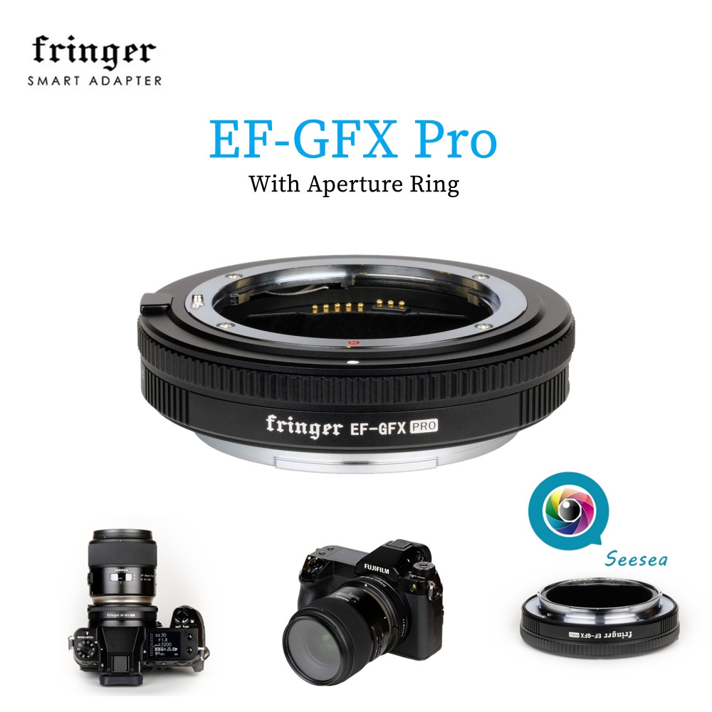 Fringer EF-GFX Pro Auto Focus Lens Adapter for Canon EF Lens to ...
