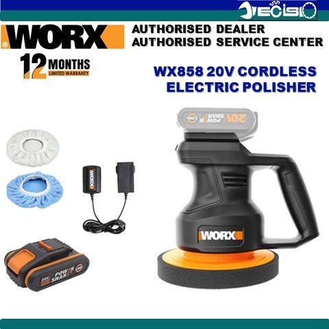 WORX WX858 20V Cordless Polisher Wax Machine | Shopee Malaysia