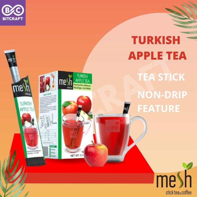 MESH Tea Stick Pomegranate Tea Turkish Apple Wild Berry Earl Grey Tea ...