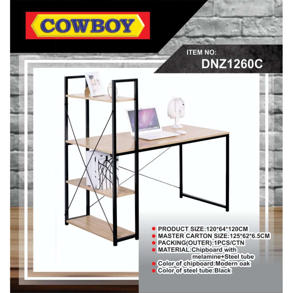 Cowboy Modern 3 Layer Study Table, Computer Table, Office Table ...