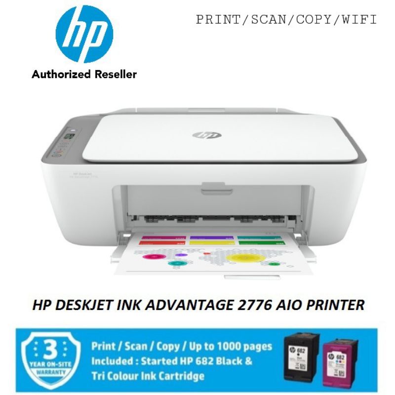 HP DESKJET INK ADVANTAGE 2776 AIO PRINTER | Shopee Malaysia