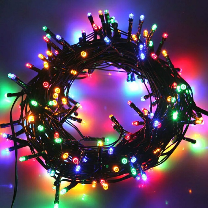 10 Meter LED Decorative Rainbow Tumblr Lamp + Cable Connection ...