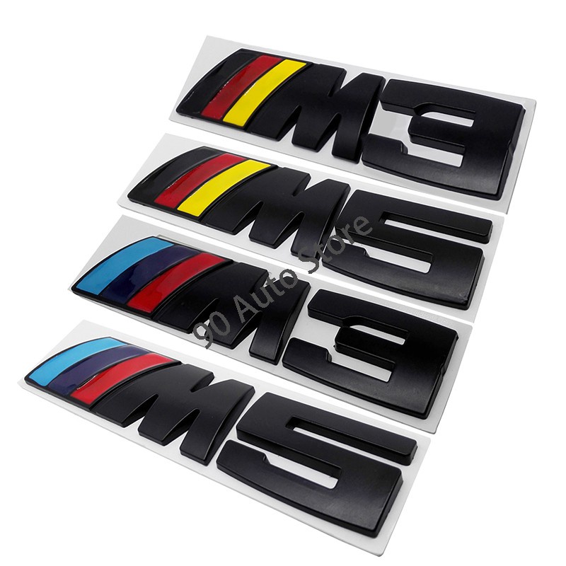 HYS Modified Letter M3 M5 Metal Car Sticker for BMW F30 330i 530i 525i ...