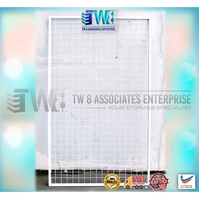 [🔥READY STOCK🔥] Netting Frame / Display Rack White / Wire Mesh Display ...