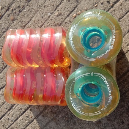 60x45mm shark wheel irregular wheel hardness 85A skateboard PU wheel ...