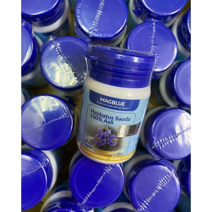 Magic Blue Habbatus Sauda Kapsul / Magblue / Mexblu / Black Seeds ...