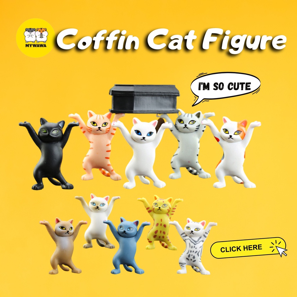 Koleksi Model Angka Kucing Keranda Hadiah Hari Jadi Prank Coffin Cat ...