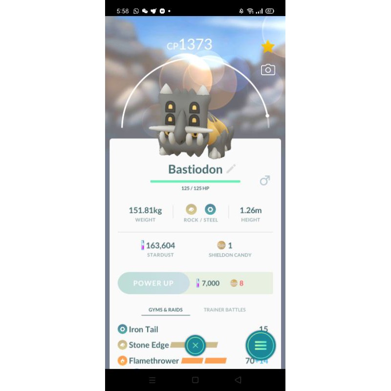 (411) Bastiodon Pokemon Go Trade | Shopee Malaysia