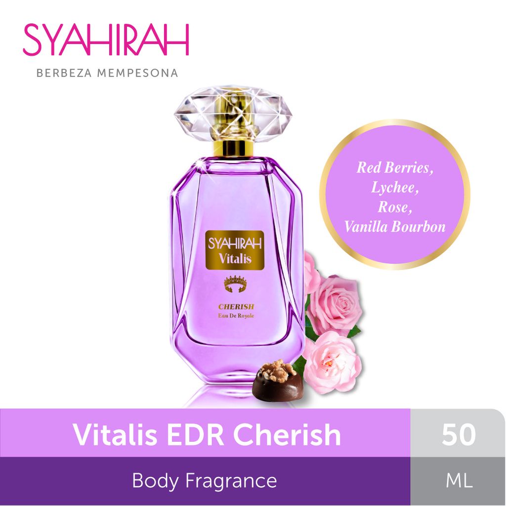 Syahirah Vitalis Eau De Royale Cherish 50ml | Shopee Malaysia