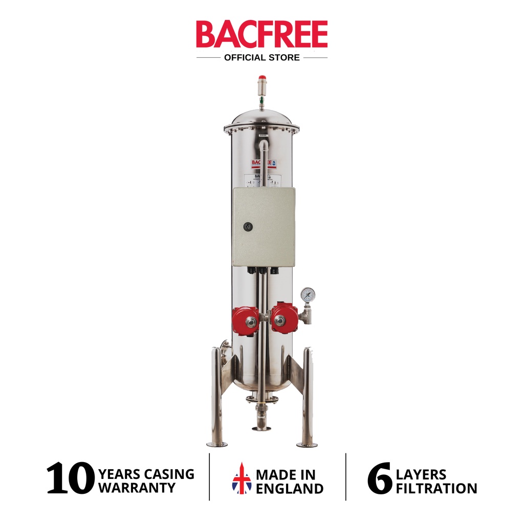 BACFREE Auto Backwash SS304 Matte Finishing Outdoor Water Filters with ...
