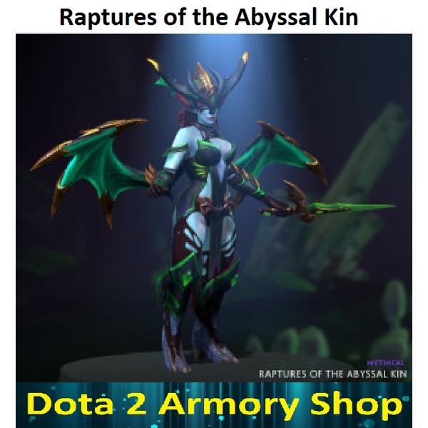 🔥 30 days as friend 🔥 Dota2 Queen of Pain (QOP) 🔥 Raptures of the Abyssal Kin 🔥 TI8 Collector ...