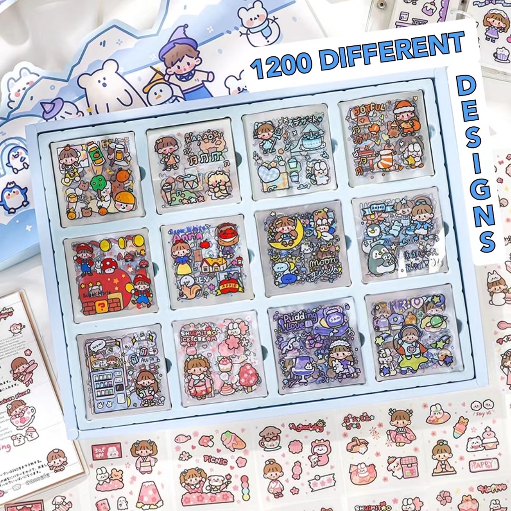 Cute PVC Stickers/Ins PVC Stickers/Ruan Ruan Cute Cartoon Waterproof ...