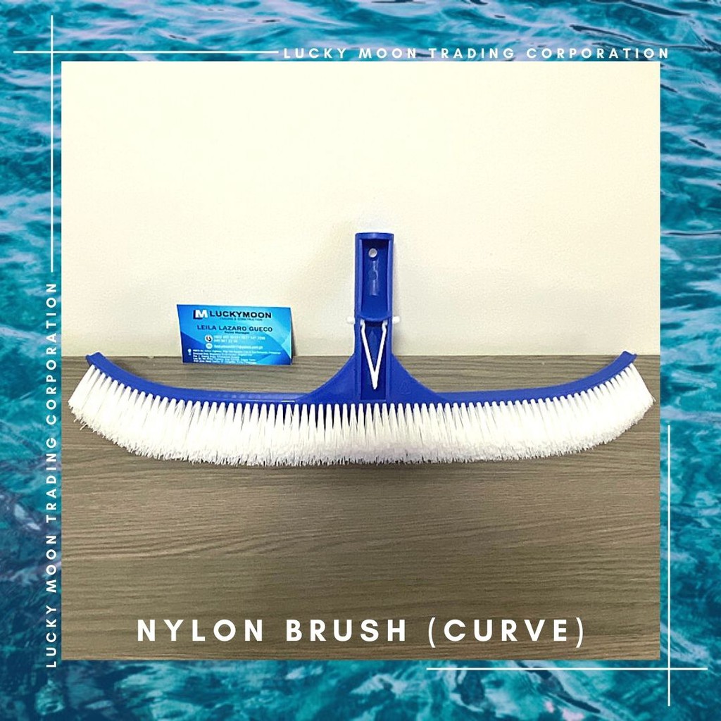 LMTC Swimming Pool Nylon Brush (Curve) | Shopee Malaysia