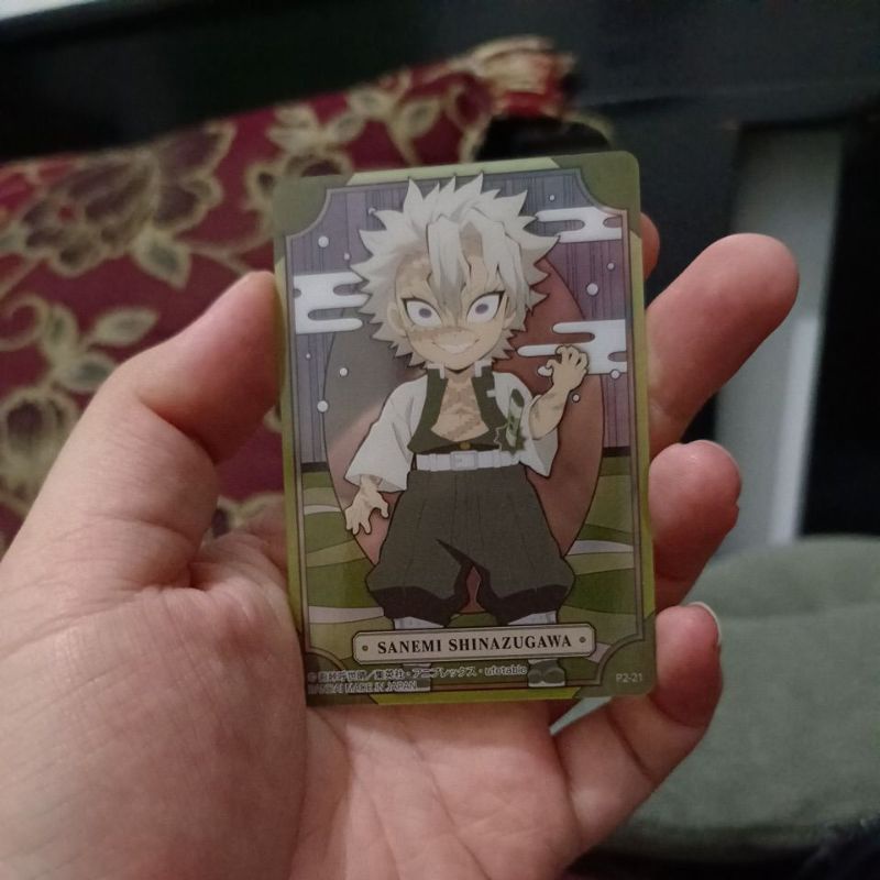 Kimetsu No Yaiba Chibi Sanemi Shinazugawa Card | Shopee Malaysia