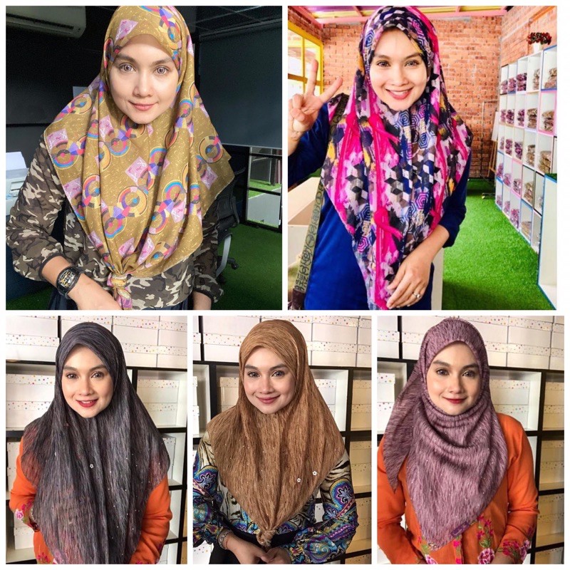 6 Tudung BawalScarf Aidijuma #aj | Shopee Malaysia