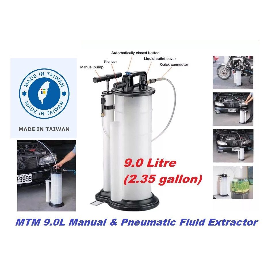 MTM Professional 9.0 Liters Manual & Pneumatic Fluid Extractor | Shopee Malaysia