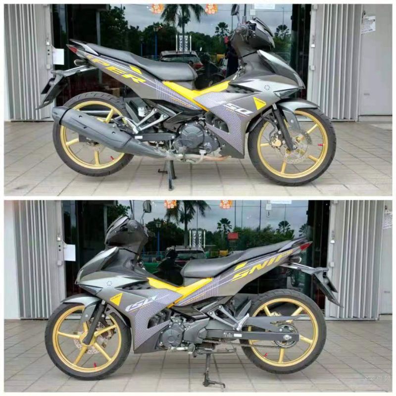 Y15 v2 cover set sniper grey / yellow oem | Shopee Malaysia