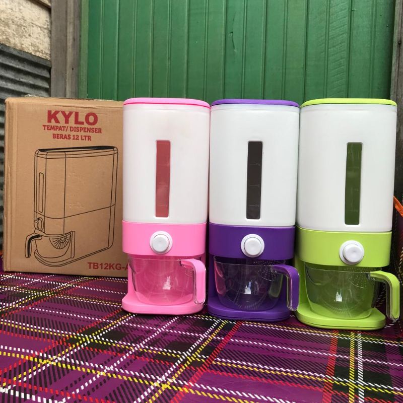 12kg Rice Container / 12kg Rice Dispenser / 12kg Rice Box | Shopee Malaysia