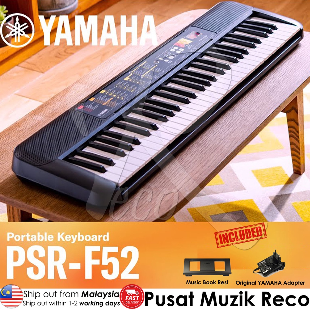 Yamaha PSR-F52 61-Key Portable Keyboard PSRF52 PSR F52 Beginner ...