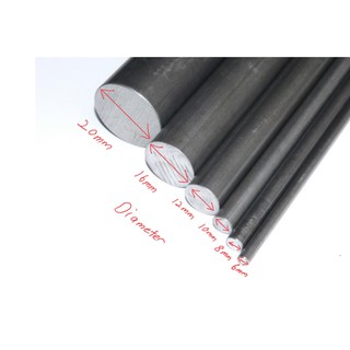 MILD STEEL (BESI) ROUND BAR/ BESI BULAT SOLID CUT TO SIZE 1 FT KE 5 ...