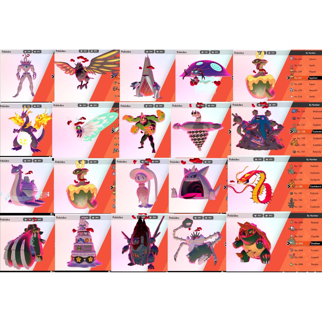【Pokemon Sword And Shield】【Pokemon Home】Gmax Pokemon or Shiny Pokemon ...