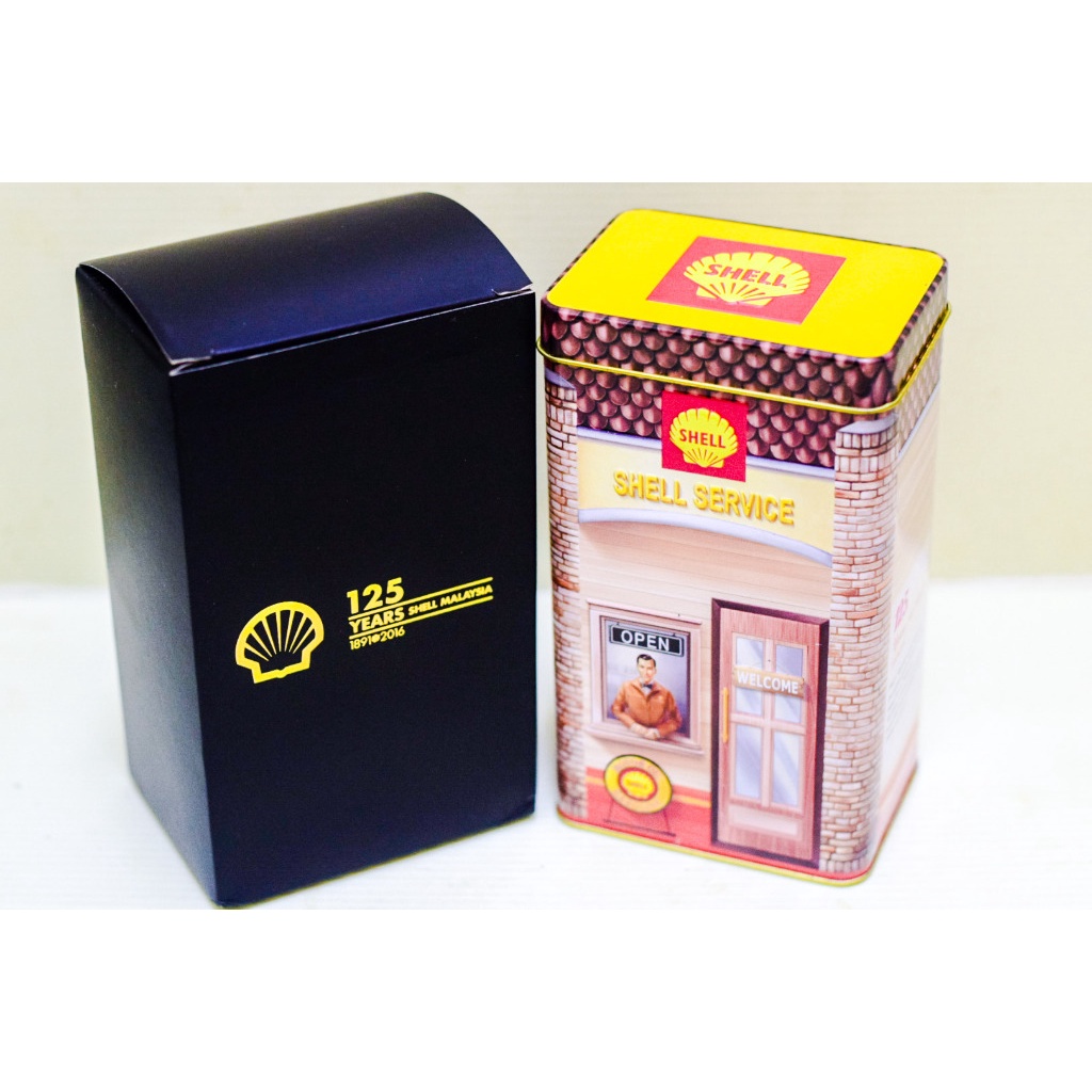 Rare Shell Heritage Canister 125 Years Tin Collectible | Shopee Malaysia