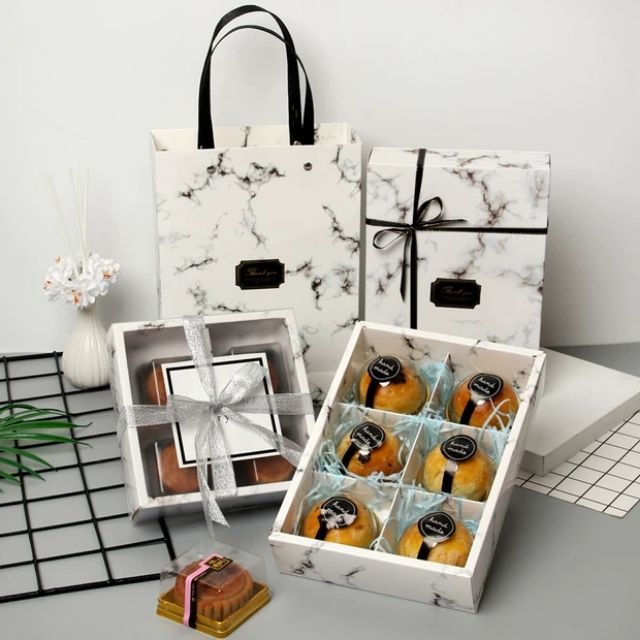 (New Arrival) Mooncake Frosted Cover Drawer Box, 80g Moon Cake ...