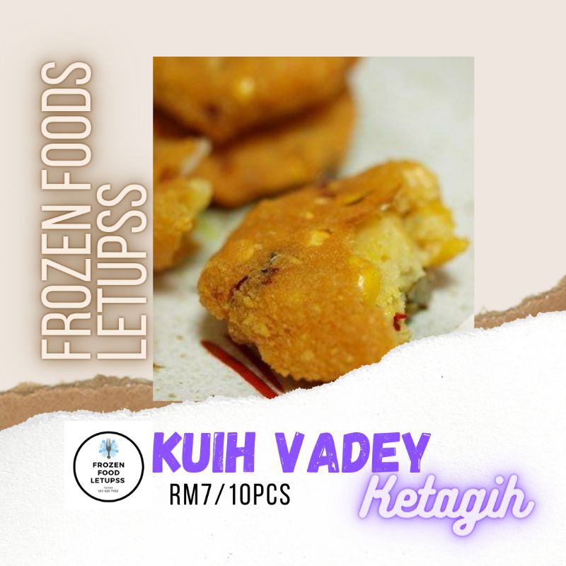 Frozen Foods LETUPSS - Karipap Pusing/Kentang, Bom, Donut, Kasturi ...
