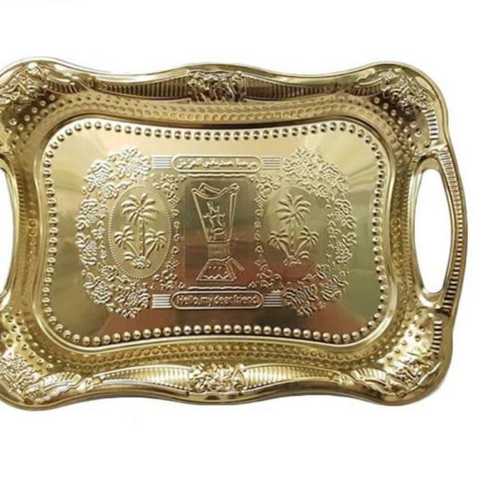 Gold Arabic Tray Gold Tray Gold Tray | Shopee Malaysia