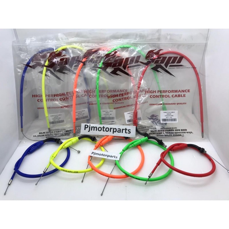 Throttle Cable EX5 Dream/ EX5 High Power -Minyak Cable/Tali Minyak ...