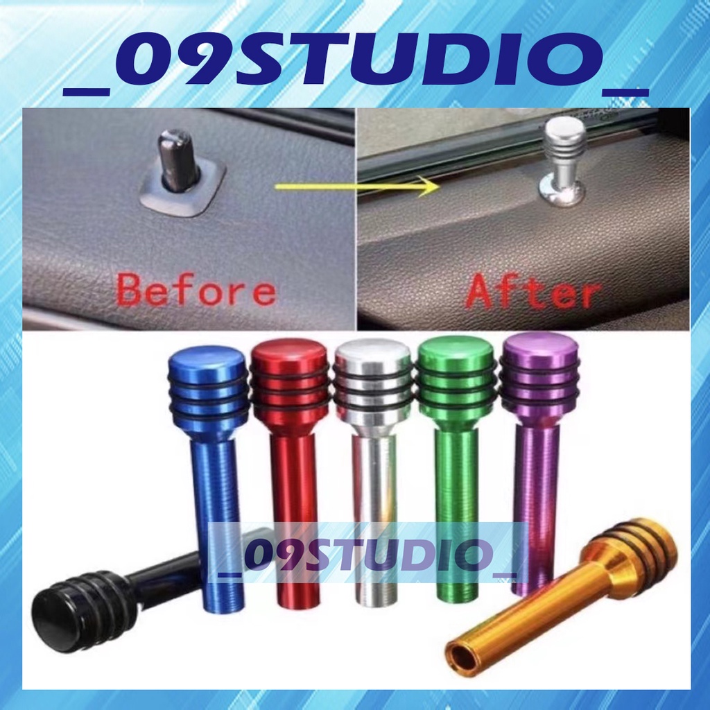 Universal 1Pcs Aluminum Interior Door Lock Knob Pins for Car Truck ...
