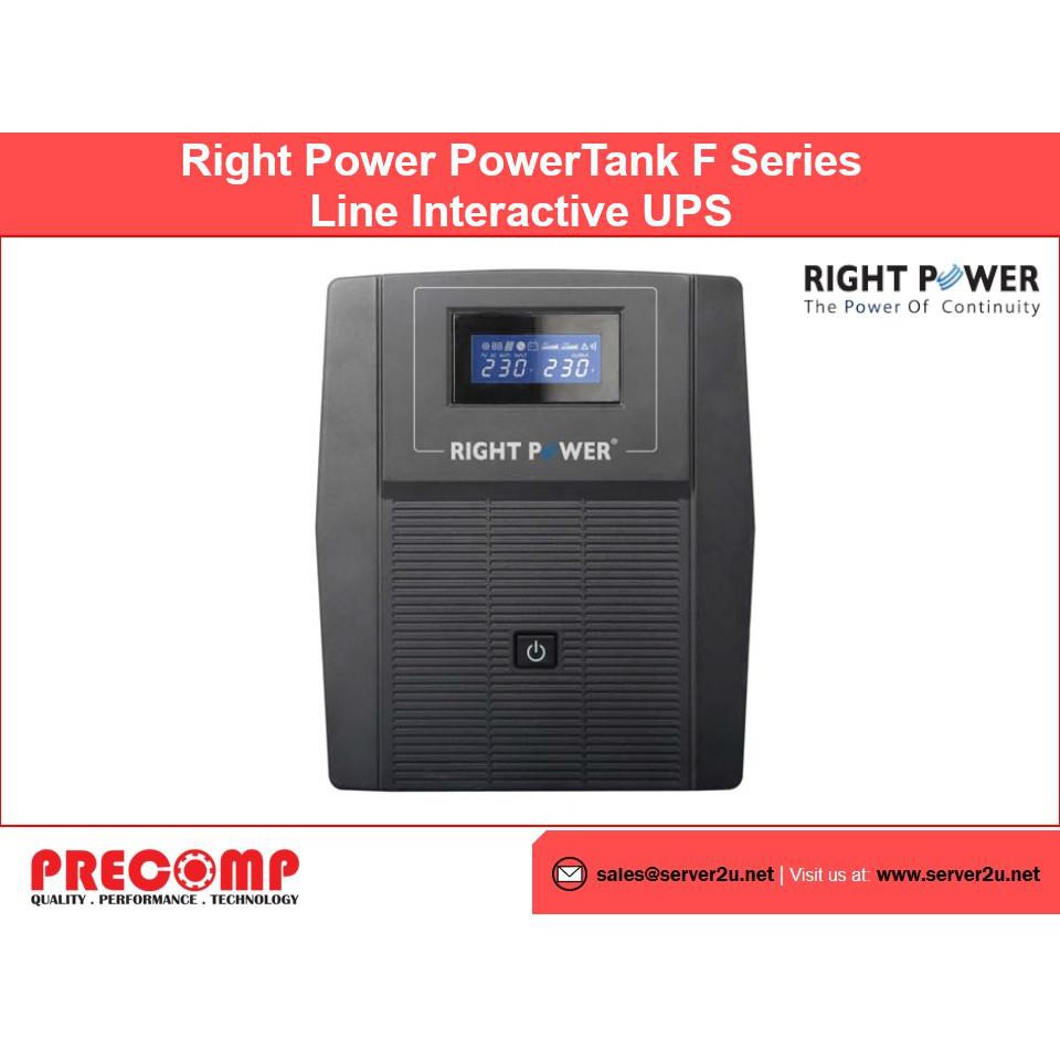 Right Power PowerTank F 800VA Profesional Series UPS (PowerTank F800P ...