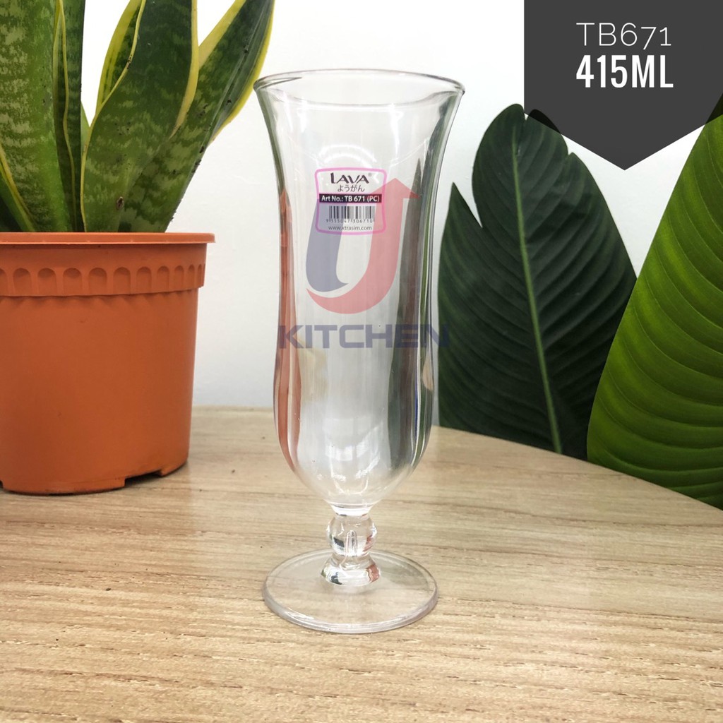 Lava Plastic Cup Beverages Drinkware Serveware Juice Tumbler / Plastik Gelas Juice 415ML - TB671 ...