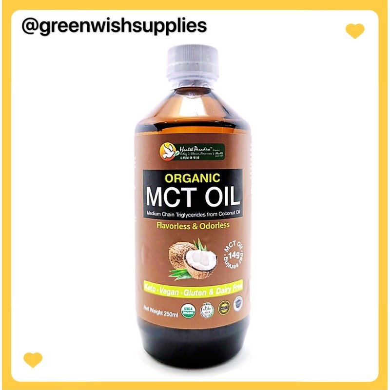 HEALTH PARADISE - Organic MCT Oil, Medium Chain Triglycerides from ...