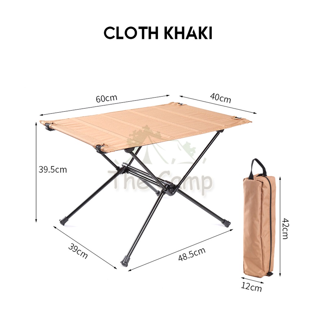 Shinetrip Foldable Aluminium / Cloth Camping Adjustable Height Table ...