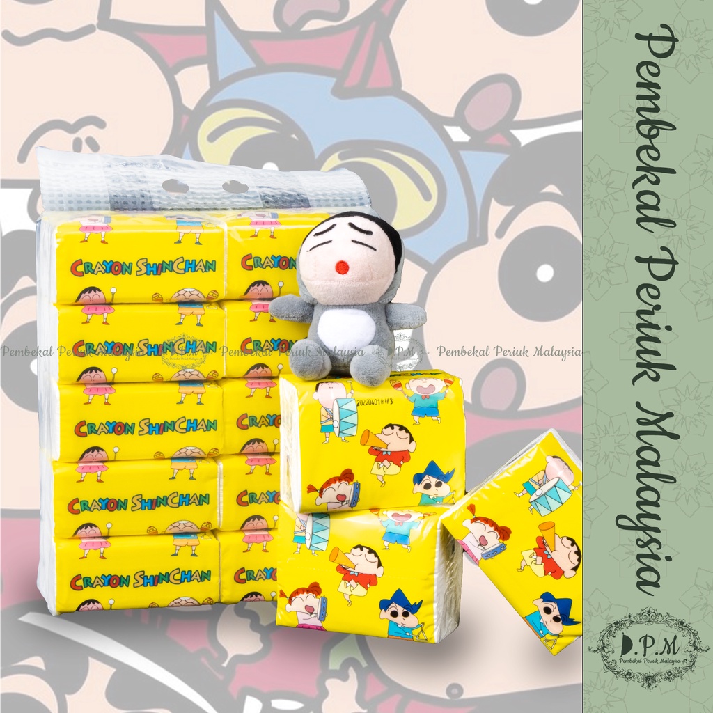 Crayon Shin-chan Tissue Paper / Crayon Shin-chan Tisu (10's per Bag ...