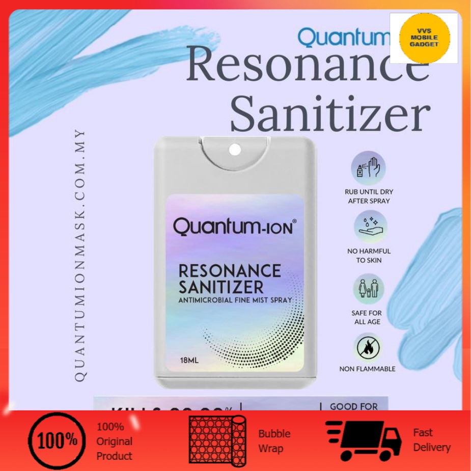 QUANTUM ION® RESONANCE SANITIZER ANTIMICROBIAL FINE MIST SPRAY (18ML ...